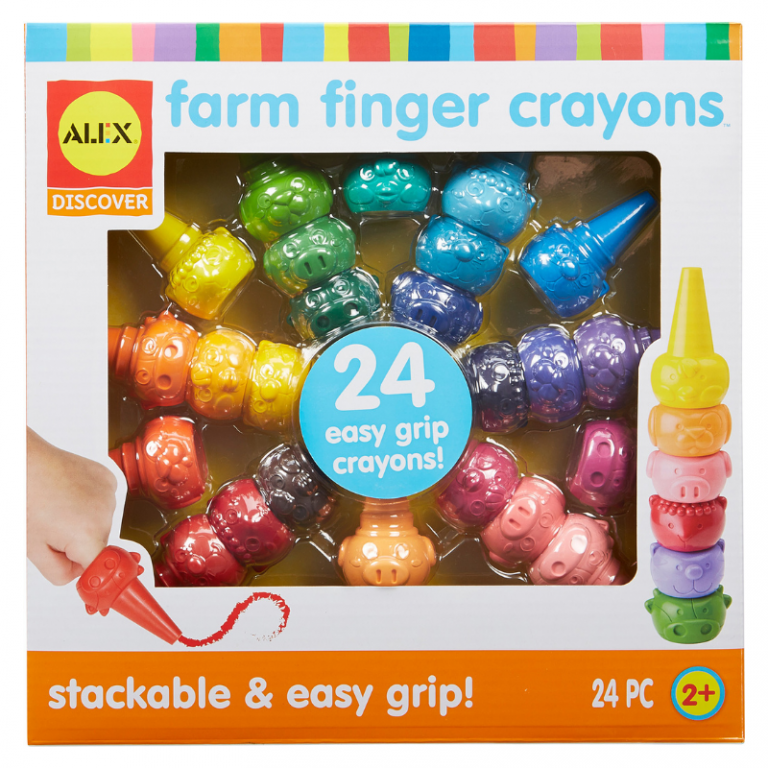 Alex Little Hands Farm- Crayones de dedos – AgúMamá